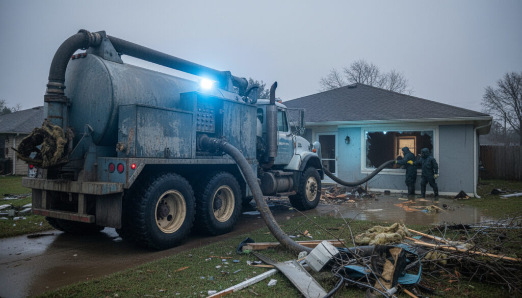 Sewage Removal: Professional Contaminated Water Cleanup